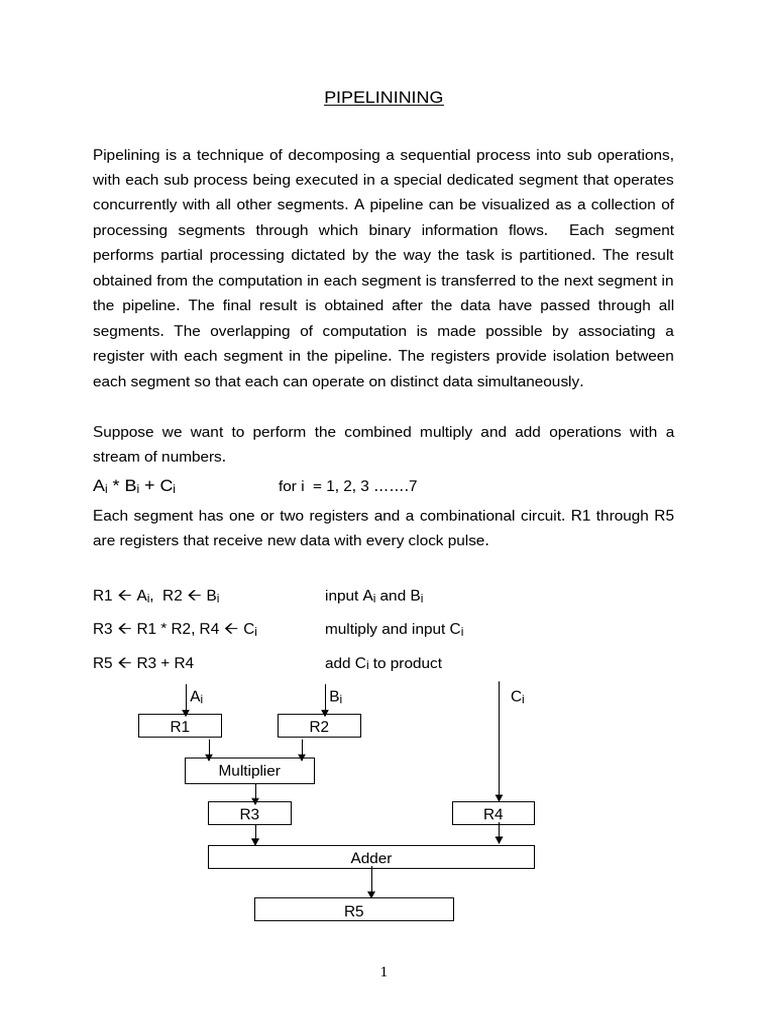 ACA - Pipelining | PDF | Central Processing Unit | Parallel Computing ACA - Pipelining | PDF | Central Processing Unit | Parallel Computing