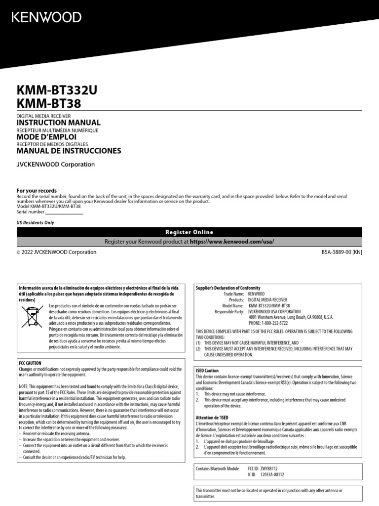 B5a 3889 00 | PDF | License | Copyright