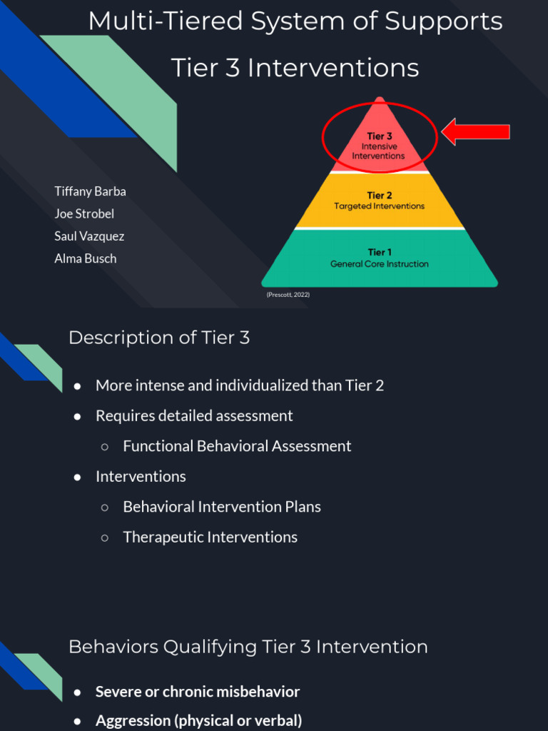 CSPU 510 - MTSS Group Project | PDF | School Psychology | Reinforcement