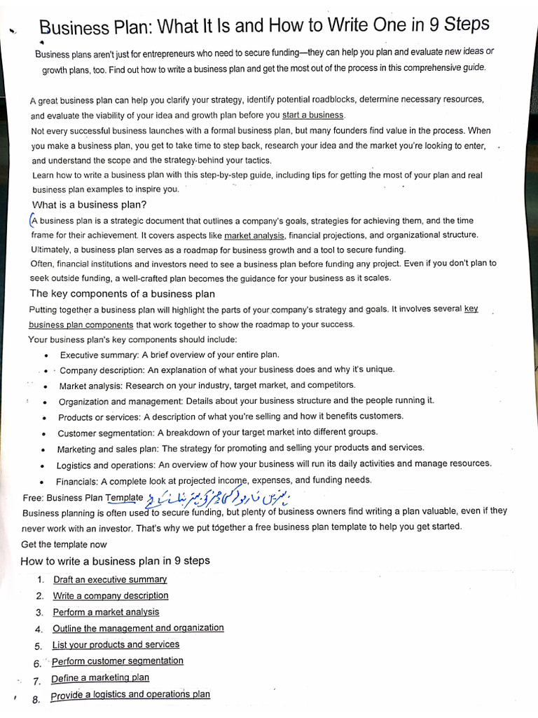 Business Plan | PDF
