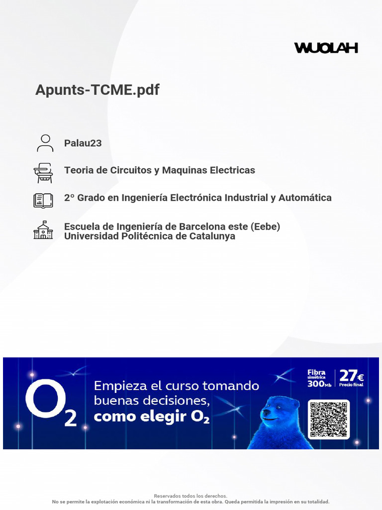 Apuntes Tcme | PDF | Red eléctrica | Linealidad