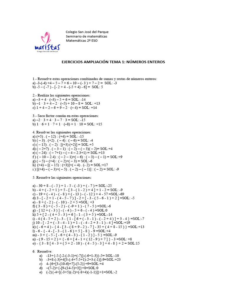Ej Amp t2 Enteros | PDF | Ajedrez