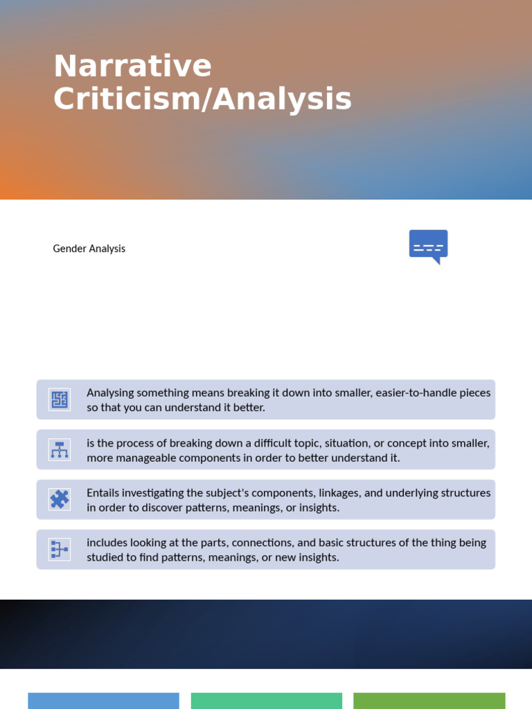 Narrative And Feminist Analysis Gec263 Pdf Narrative Narration