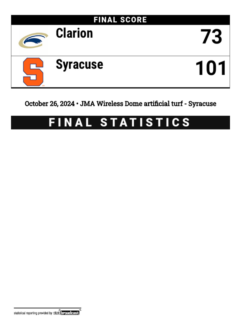 SU Clarion Box | PDF | Sports | Team Sports