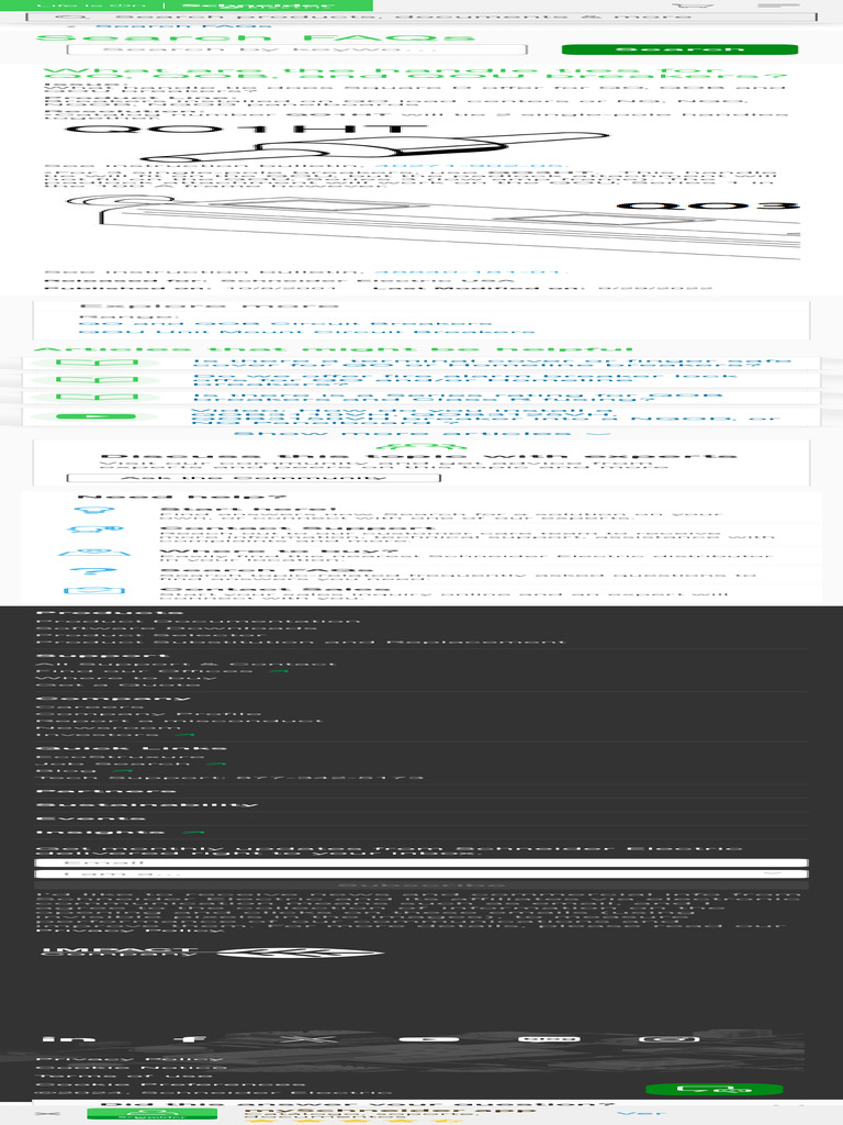 What Are The Handle Ties For QO, QOB and QOU Breakers Schneider ...