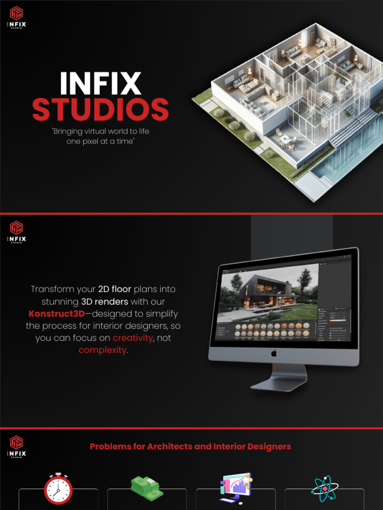 Pitch Deck - Infix Studios | PDF | 3 D Computer Graphics | Rendering ...