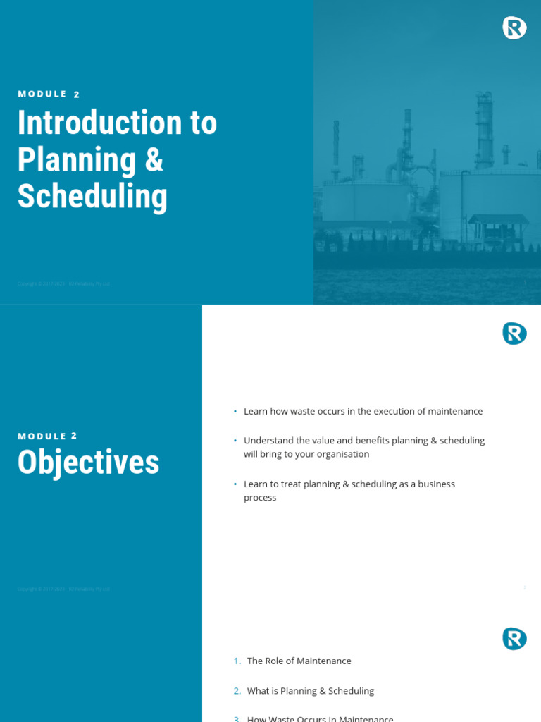 Lesson+2.0+ +Introduction+to+Planning+&+Scheduling | PDF | Business