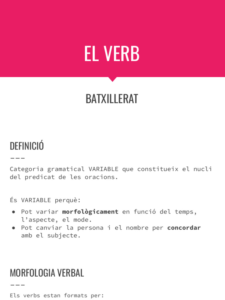 EL VERB | PDF