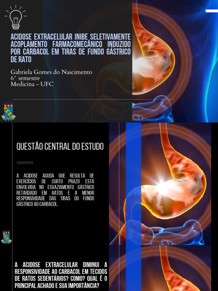 Acidose Extracelular e Motilidade Gástrica | PDF | Diabetes