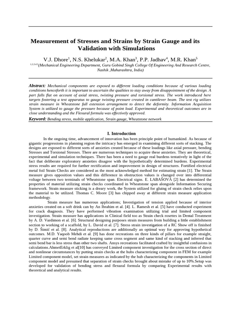 Research Paper Pdf Bending Beam Structure 8774