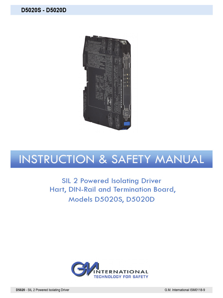 D5020_ISM0118 | PDF | Power Supply | Programmable Logic Controller