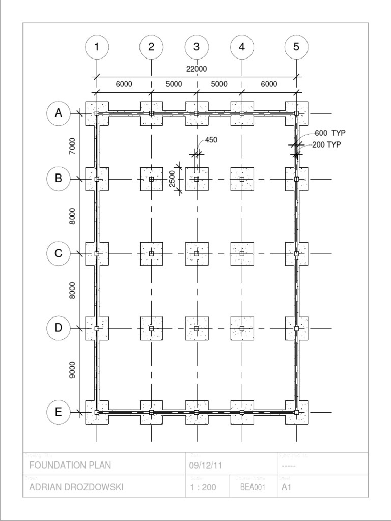 Foundation Plan | PDF