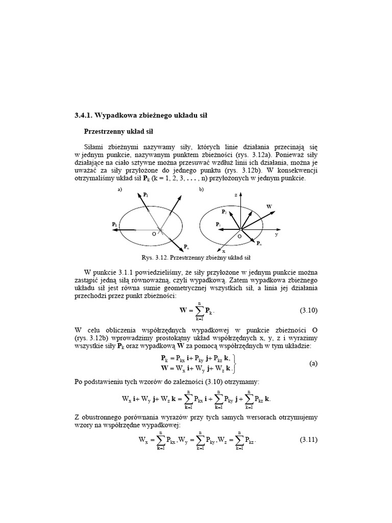 Zbiezny Uklad Sil | PDF