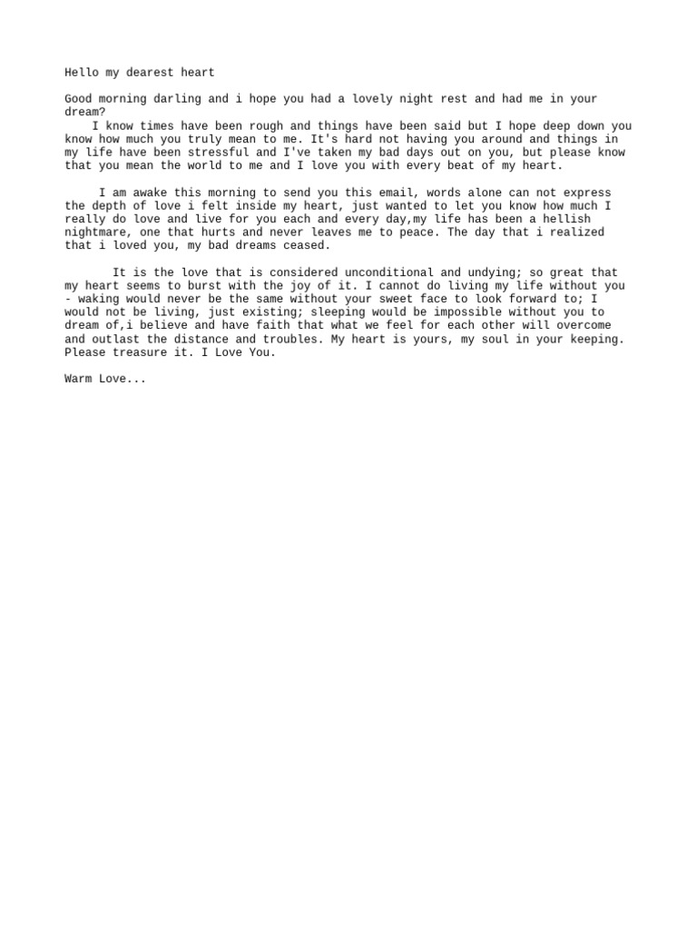 29 Hello My Dearest | PDF | Poetry