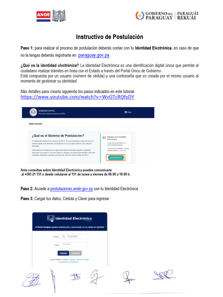 Instructivo postulacion | PDF | Spamming | Informática
