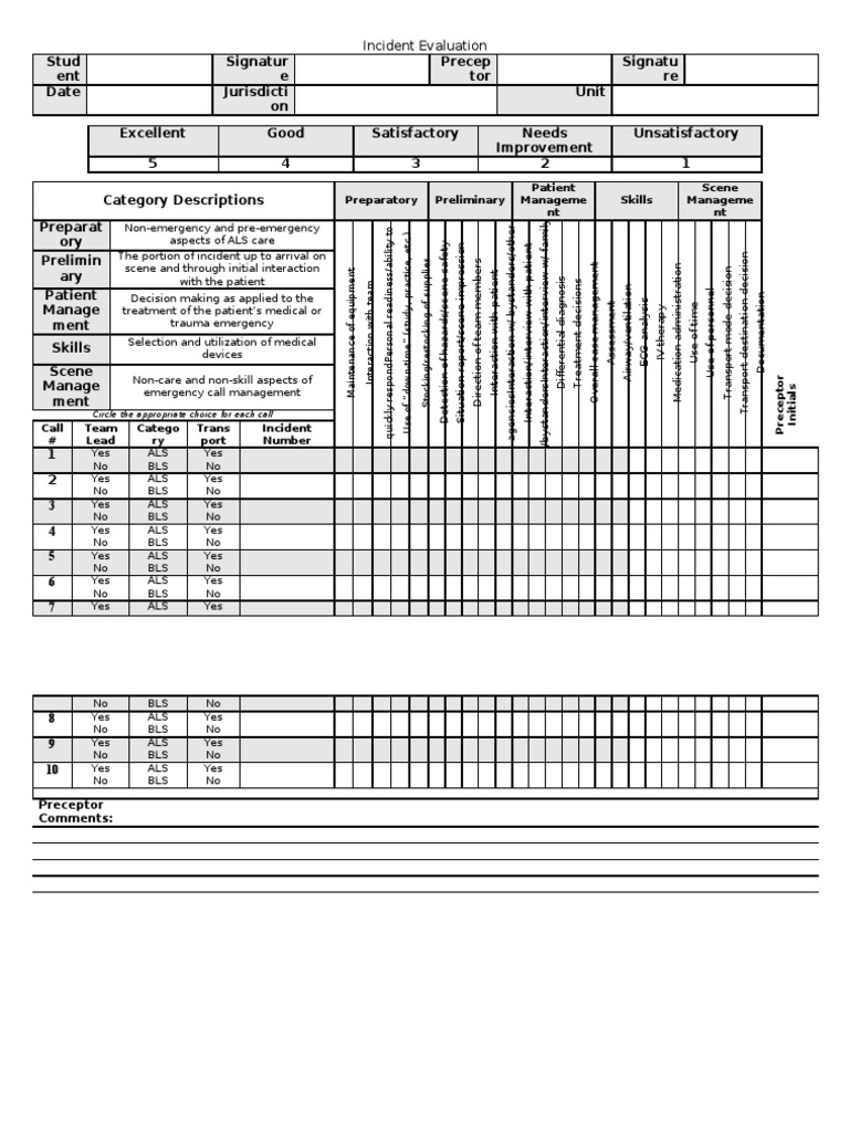 Call Evaluation Criteria and Process | PDF