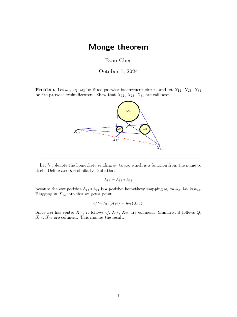 Mong e Theorem | PDF | Teaching Methods & Materials | Science & Mathematics