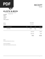 Gucci Invoice Template | PDF | Invoice