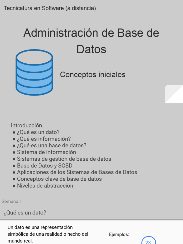 Administración de Base de Datos | PDF | Bases de datos | SQL
