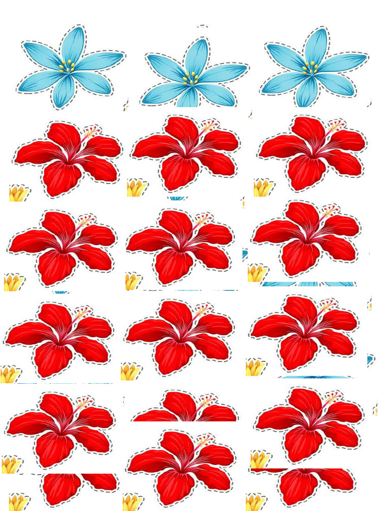 Flores para Recortar | PDF