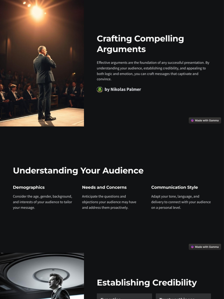 Crafting Compelling Arguments | PDF | Argument | Credibility
