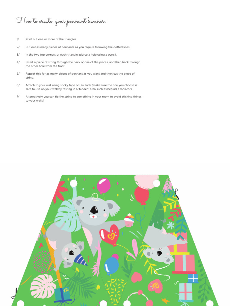 Cuddly Koalas Theme | PDF | Home & Garden