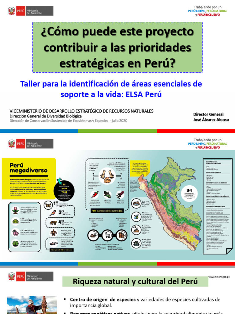 ESP Part 1 Session 2 Contribución de ELSA a Las Prioridades Estratégicas en Perú Jose Alvarez ...