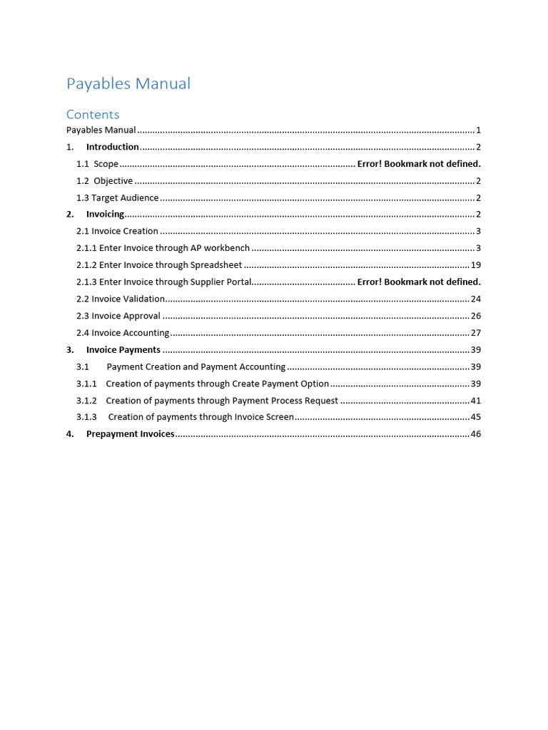 Accounts Payable User Manual | PDF | Accounts Payable | Invoice