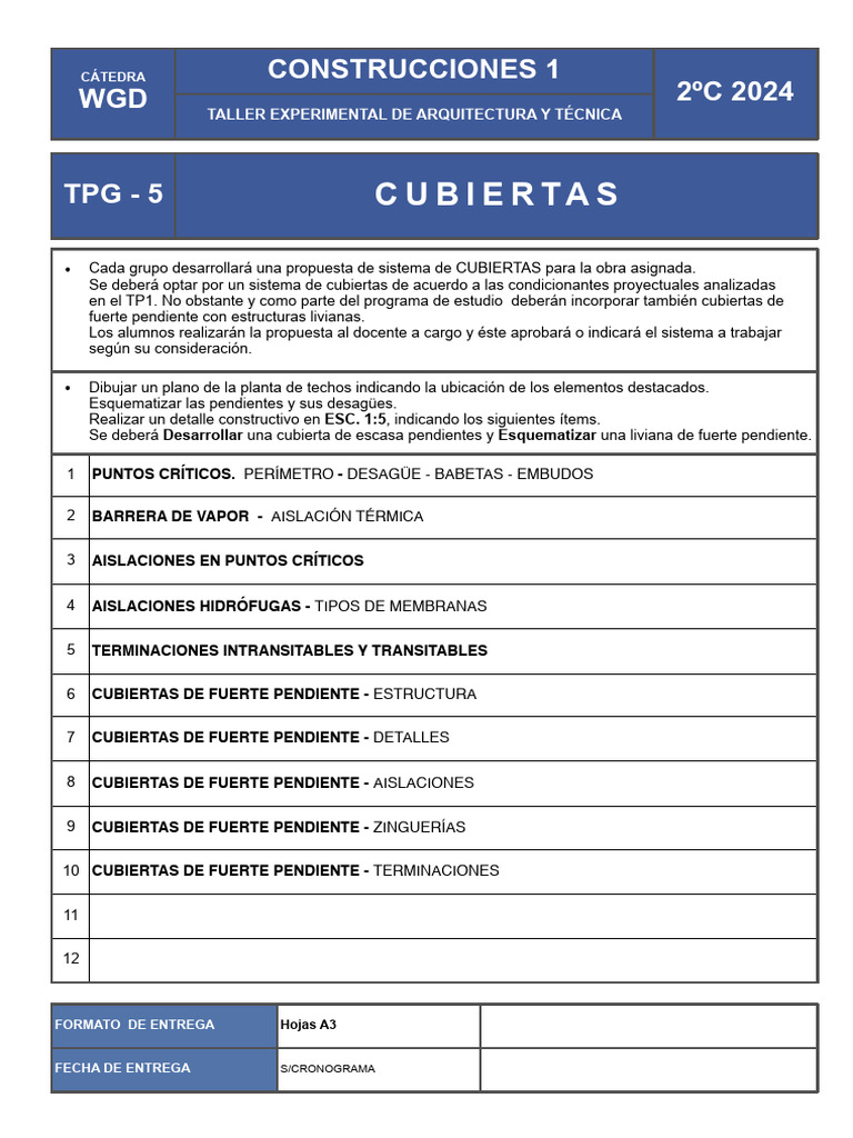 c1 2024 2c Tps Instructivos - Tp5 Cubiertas | PDF