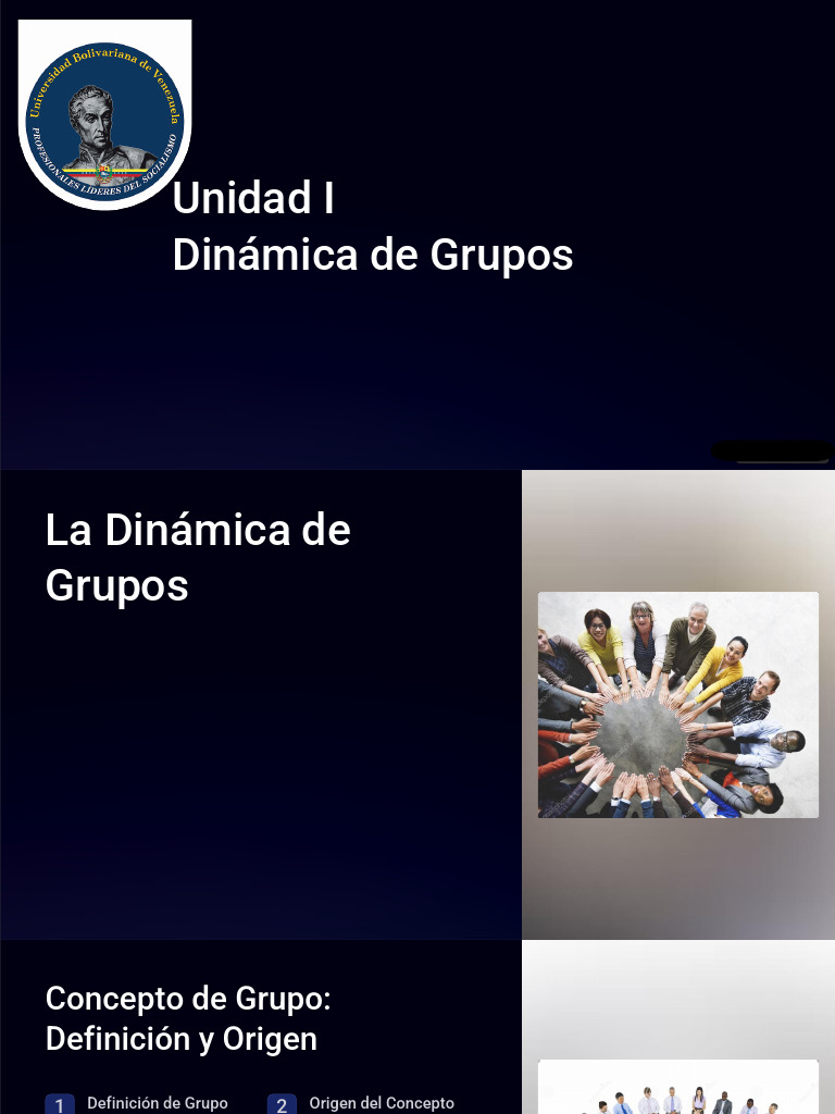 Unidad i Dinamica de Grupo | PDF | Sicología | Liderazgo