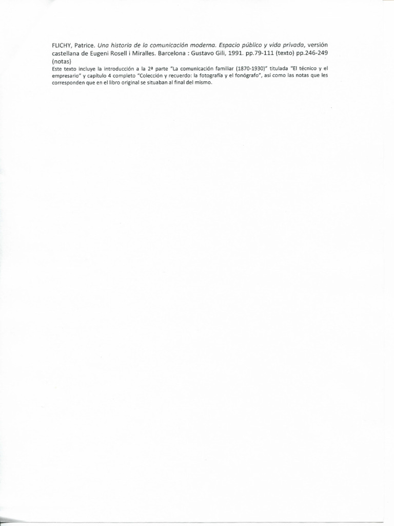 Flichy | PDF | Fonógrafo | Thomas Edison