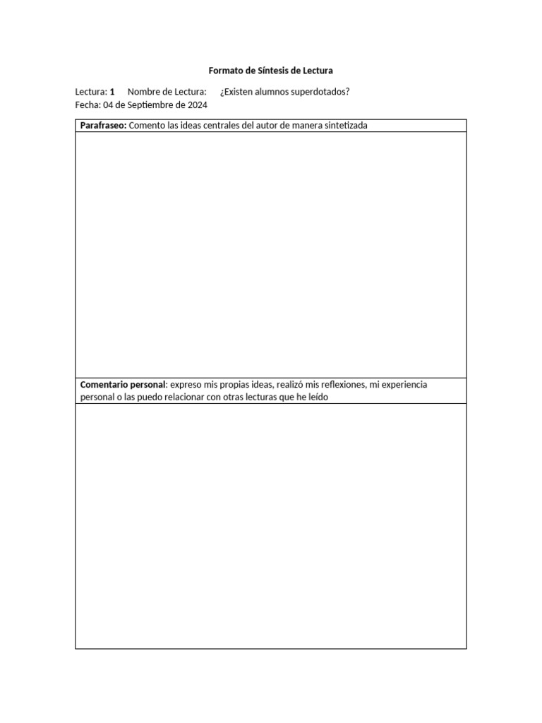 01 As Formato de Resumen | PDF