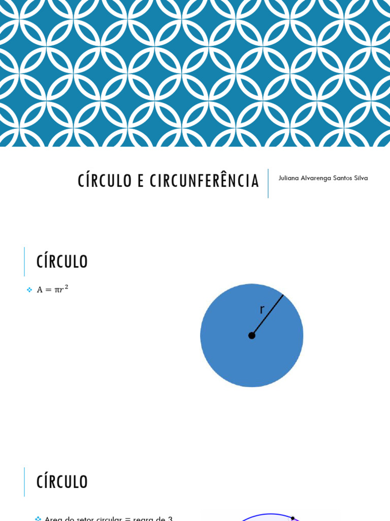 Matematica - Círculo e Circunferência | PDF