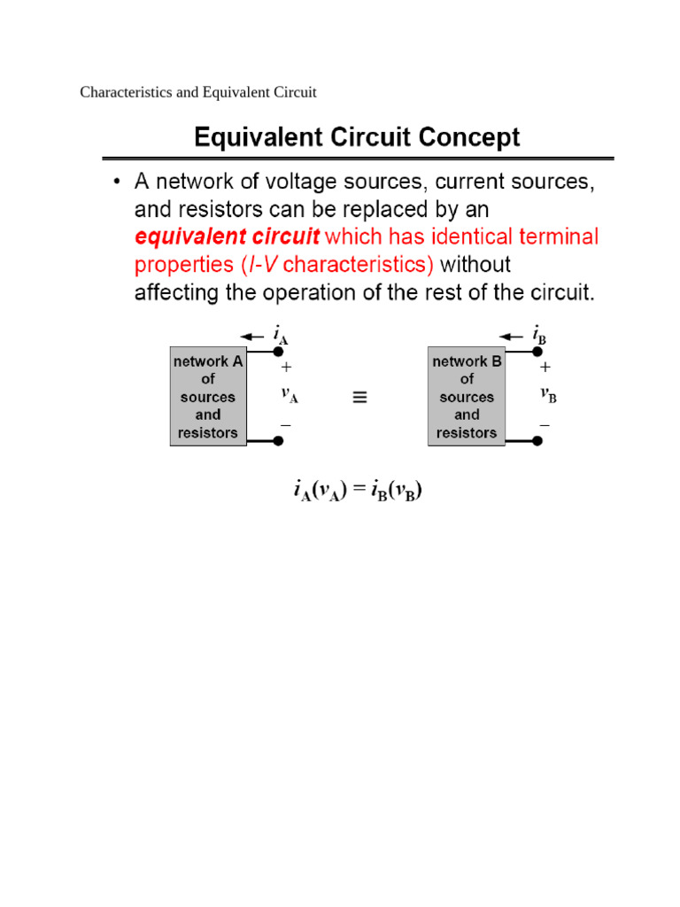 Xtics and Equivalent Circuit | PDF