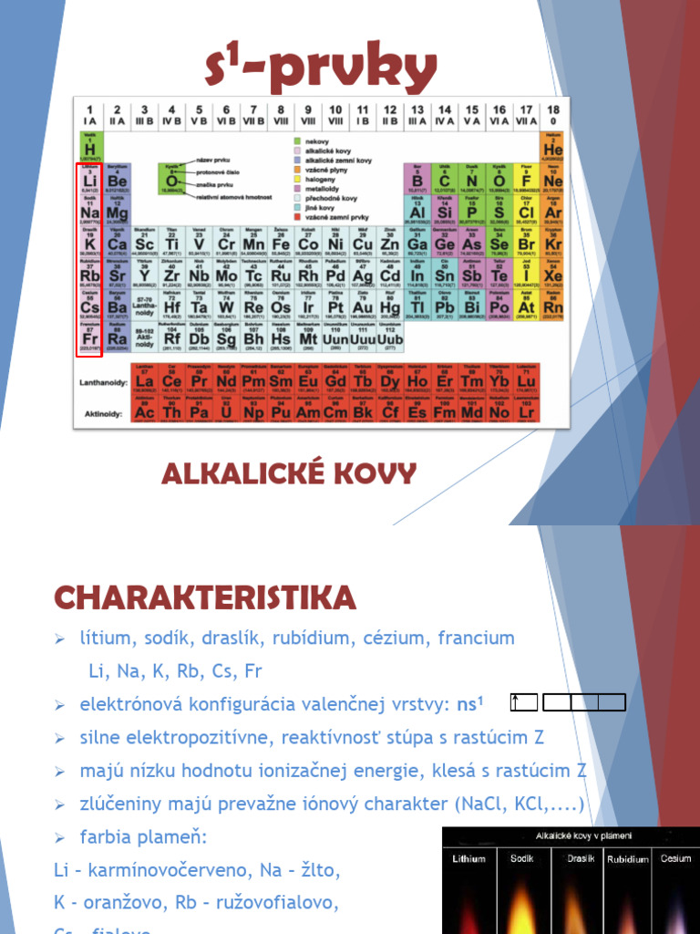 S1-Alkalicke Kovy | PDF