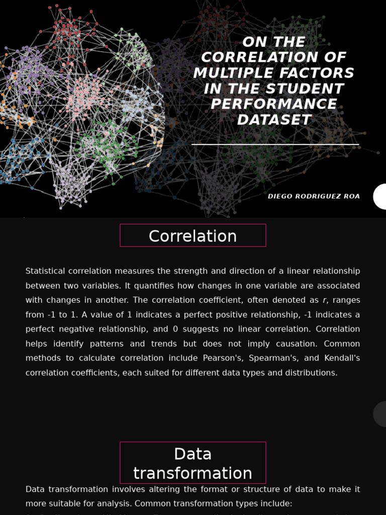 Correlation F Pdf Statistical Analysis Teaching Mathematics