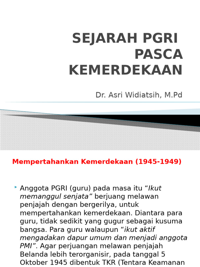 Sejarah Pgri | PDF