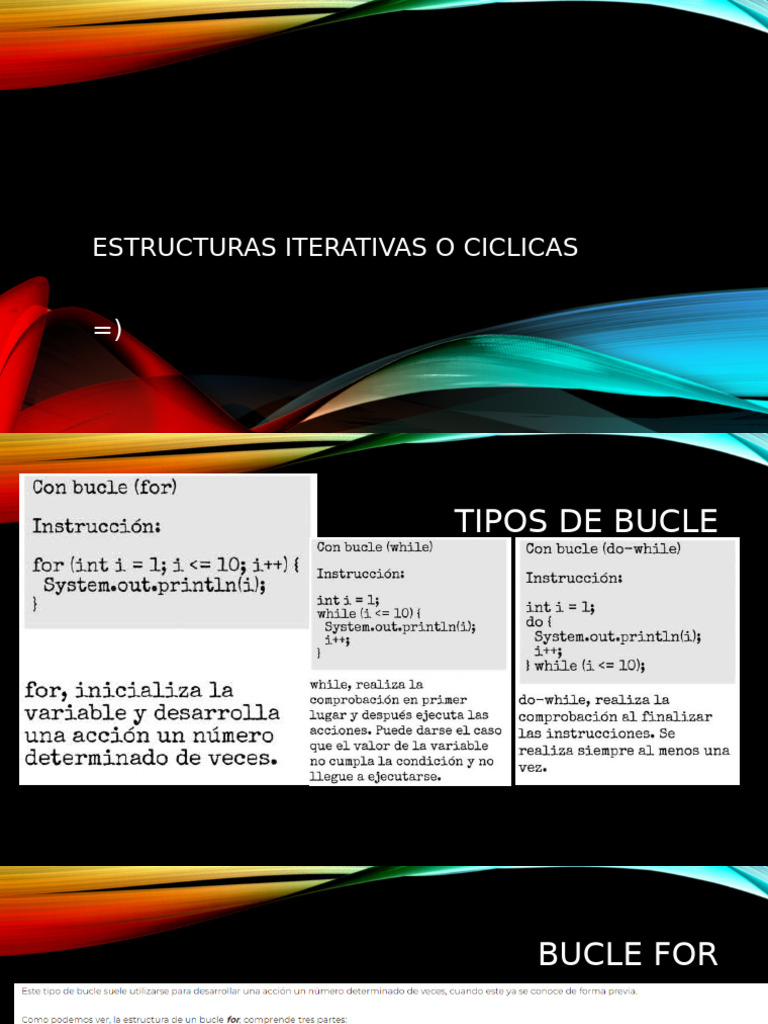 Estructuras Iterativas en Java | PDF