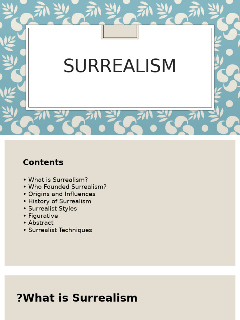 Surrealism | PDF