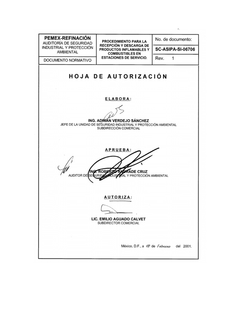 SC-ASIPA-SI-06706 | PDF | Estación de servicio | México