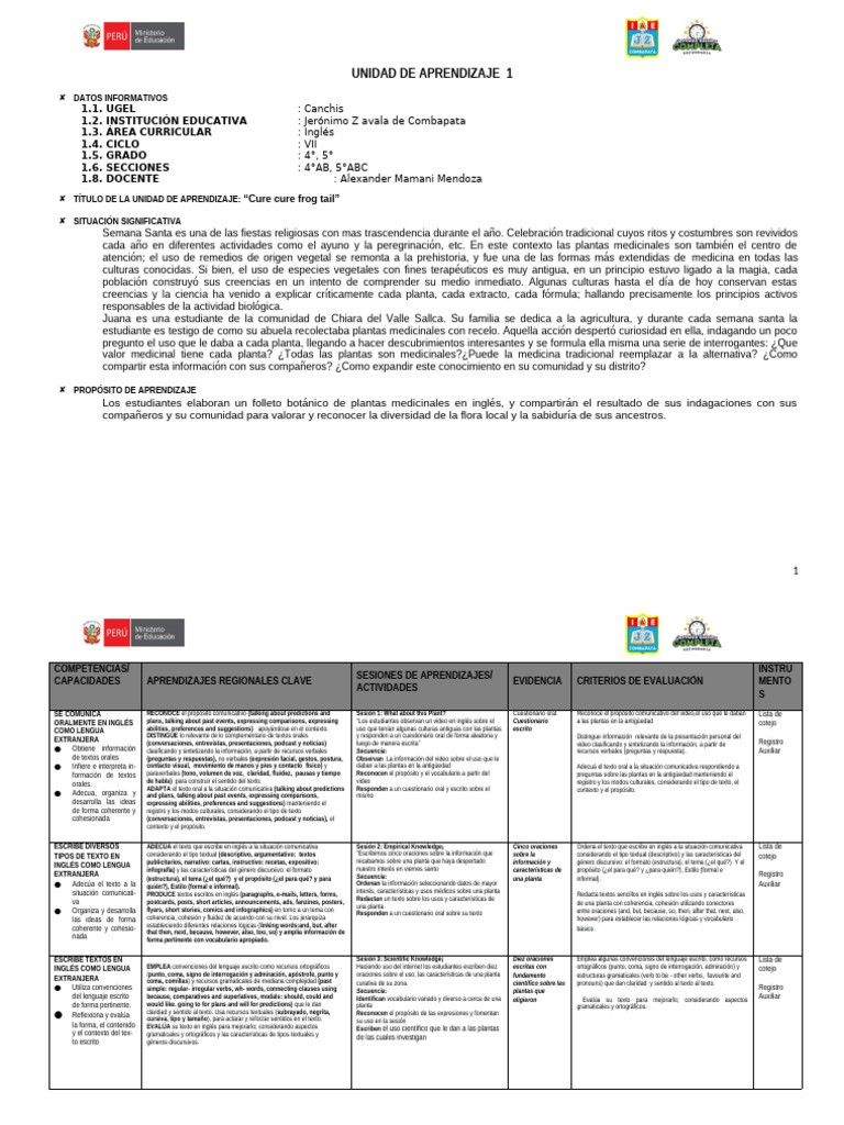 Plantas Medicinales y Semana Santa | PDF | Aprendizaje | Comunicación humana