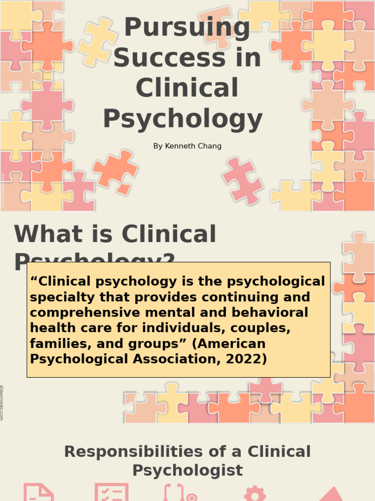 Clinical Psychology Success Guide | PDF | Clinical Psychology | Psychology