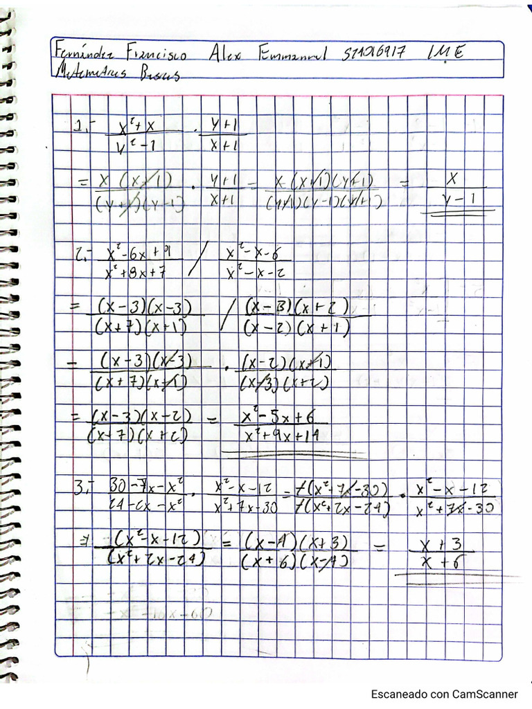 Actividad 11 Mate Básica | PDF