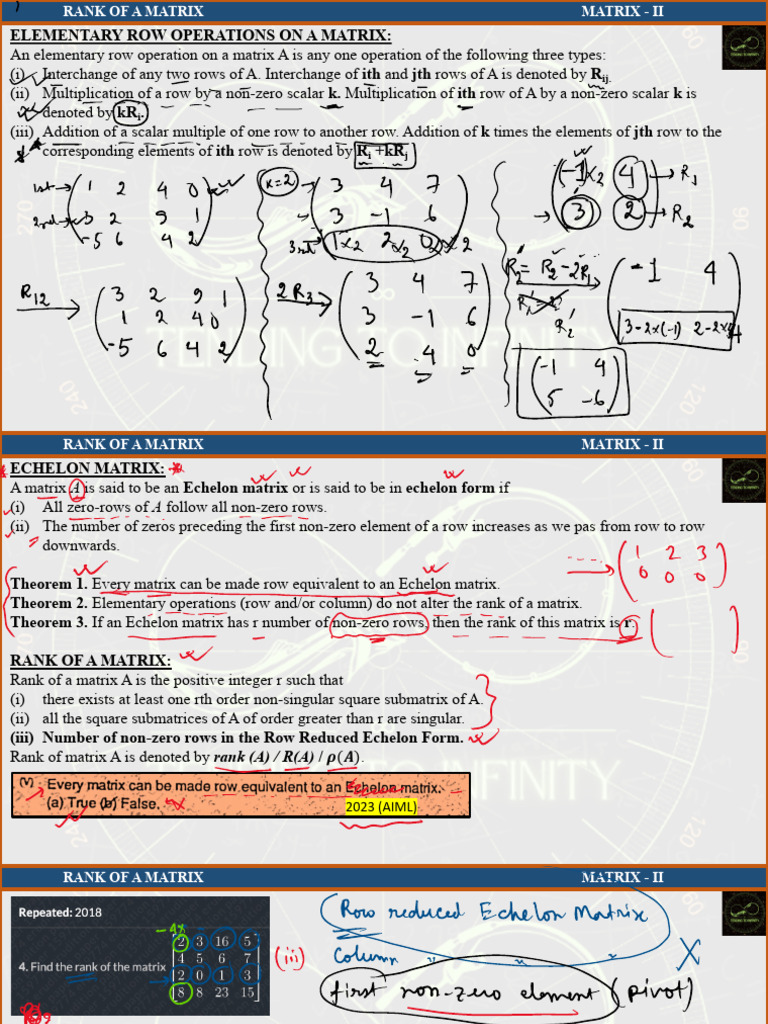 Understanding Matrix Rank | PDF