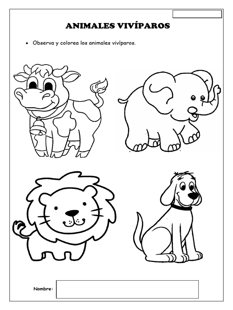 Animales Viviparos | PDF