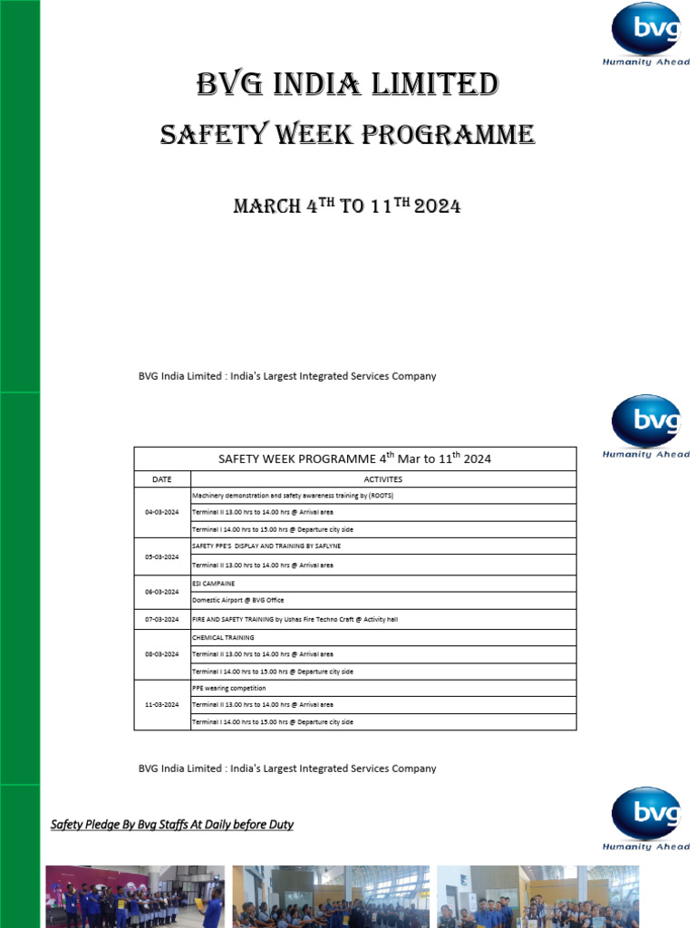 Safety Week Activity | PDF