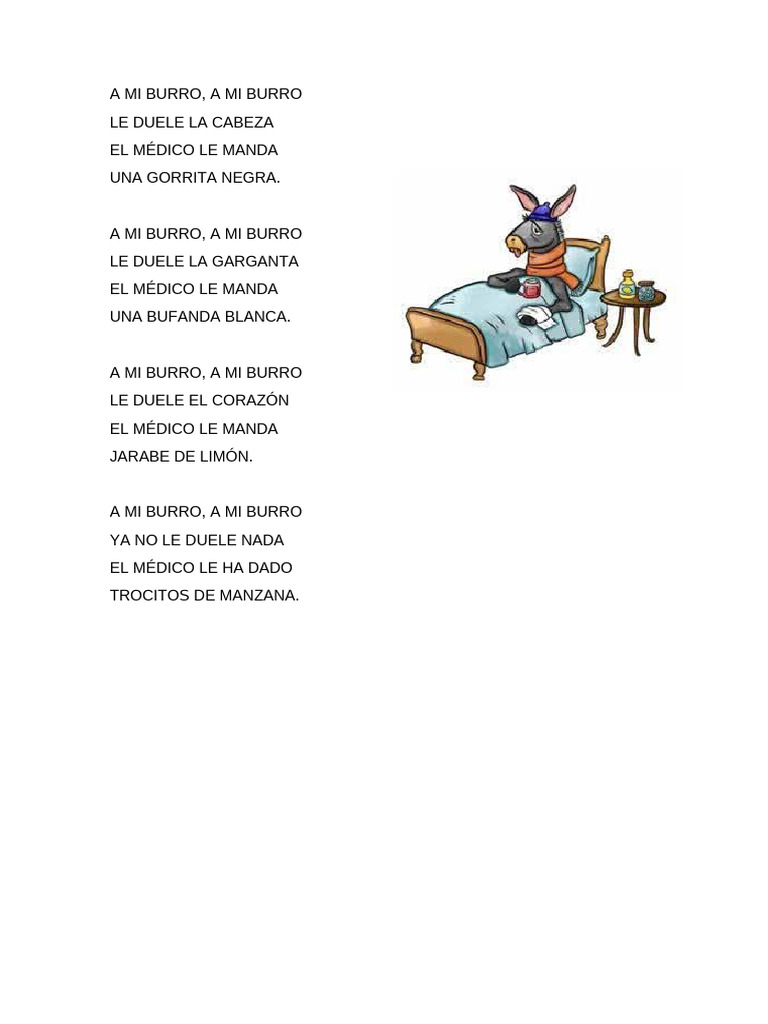 A Mi Burro | PDF | Relaciones personales, crianza y desarrollo personal ...