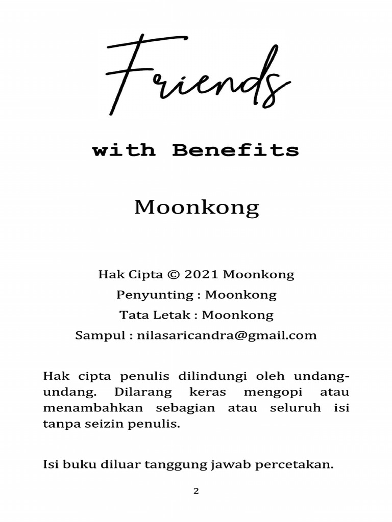 Friends With Benefits by Moonkong-1 | PDF