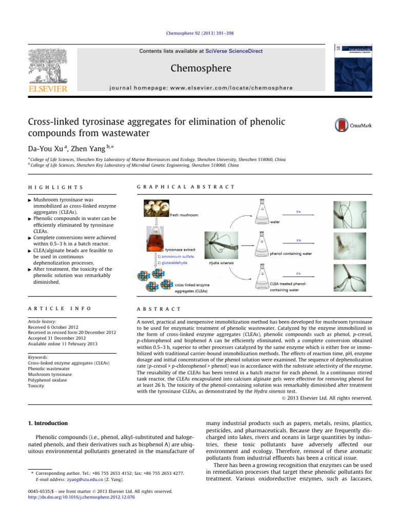 Xu et al, 2013 | PDF | Chemical Substances | Chemistry