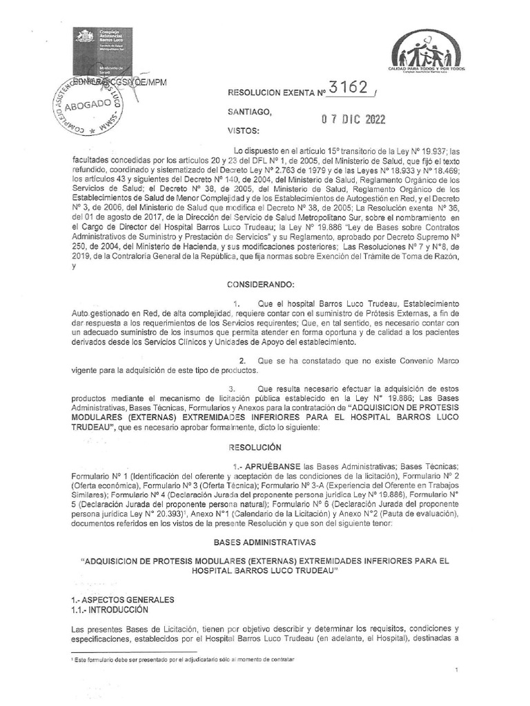 Bases Protesis Modulares 3162 | PDF